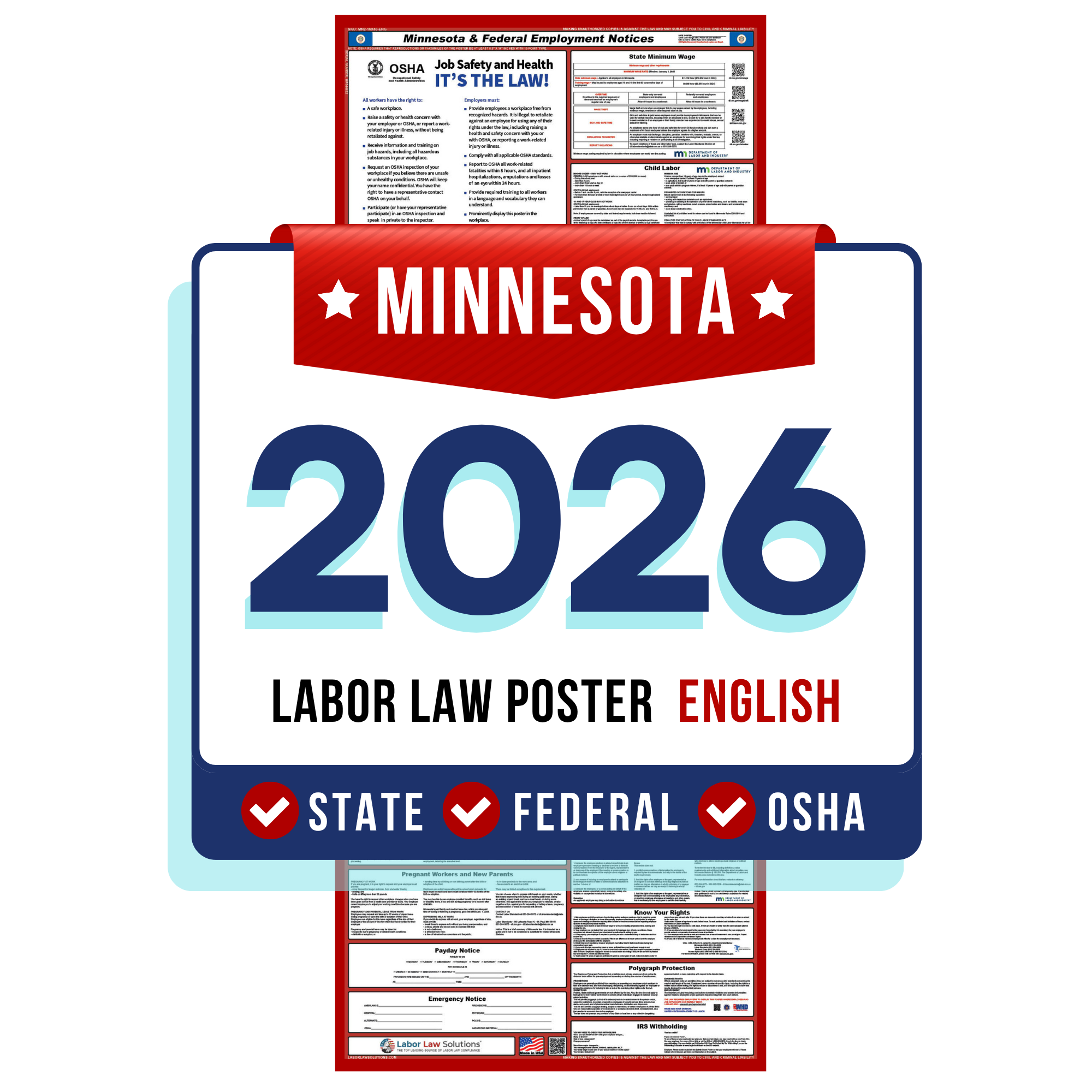 Minnesota Labor Law Poster 2025
