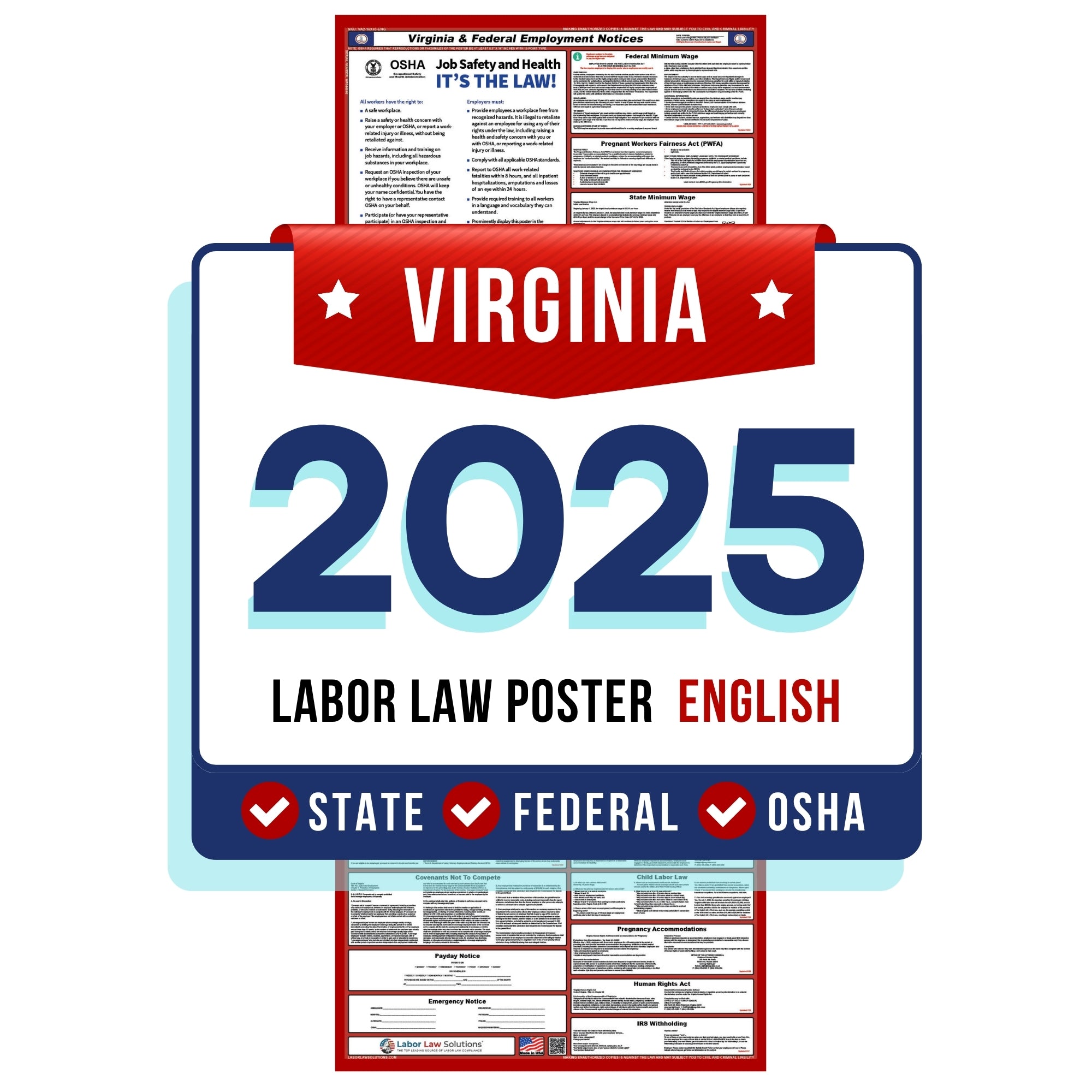 Virginia Labor Law Poster 2025